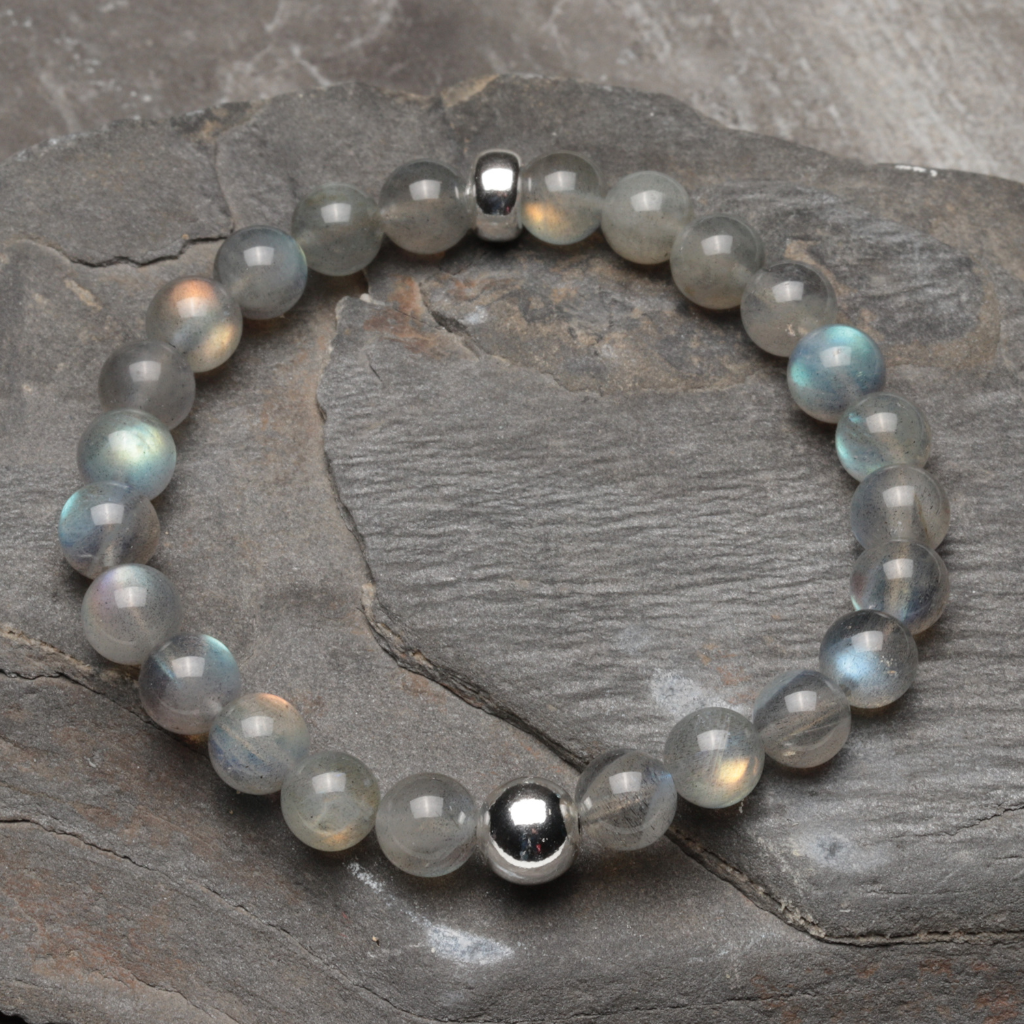 Pierre de Lune arc-en-ciel grise Prestige – Zen Stone